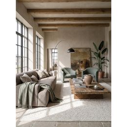 Teppich Pflegeleicht Creme 120x170 cm - KASOS KADIMA DESIGN