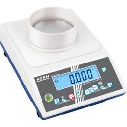 Kern Z&auml;hlwaage CKE 360-3, W&auml;gebereich 0,36 kg/Ablesbarkeit 0,001 g, KUP-Anschluss, Netz-/Batteriebetrieb, ohne Batterien, Edelstahl, blau-silber