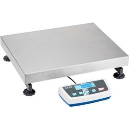 Kern Plattformwaage DS 100K0.5-2025e, W&auml;gebereich 100 kg/Ablesbarkeit 0,5 g, KUP-Anschluss, Netzbetrieb, Edelstahl/Kunststoff