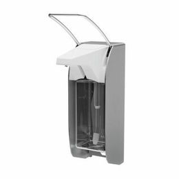 Ophardt Seifenspender ingo-man&reg; Plus IMP E A/24, Wandmontage, 500 ml, nachf&uuml;llbar, Edelstahlpumpe, B 82 x T 169 x H 305 mm, Aluminium/Kunststoff, silber