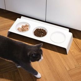 LucyBalu Futterstation BUFFET wei&szlig;