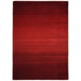 Theko Teppich WOOLCOMFORT rot