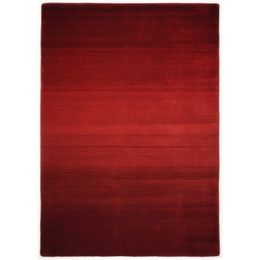 Theko Teppich WOOLCOMFORT rot