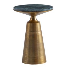 Wohnling WL7.209 Beistelltisch Echter Marmor / Metall 40x40x57 cm
