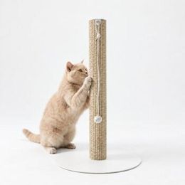 LucyBalu Kratzstamm SCRATCHPOLE wei&szlig;