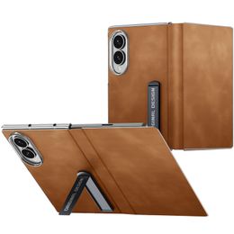 Wigento Handyh&uuml;lle Samsung Galaxy Z Fold8 / Ultra 5G aufstellbare Tasche Kick St&auml;nder