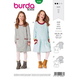 Burda Schnitt 9286 "Sweatkleid" f&uuml;r Kinder