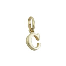 Gallay Anh&auml;nger 8x5mm Buchstabe C gl&auml;nzend 9Kt GOLD