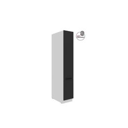 K&uuml;chen-Preisbombe K&uuml;chen Apothekerschrank 30 cm ARIA Schwarz Anti Fingerprint K&uuml;chenzeile K&uuml;chenblock