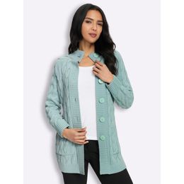 Longstrickjacke