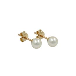 Gallay Stecker ca. 5mm S&uuml;&szlig;wasserzuchtperle rund 9Kt GOLD