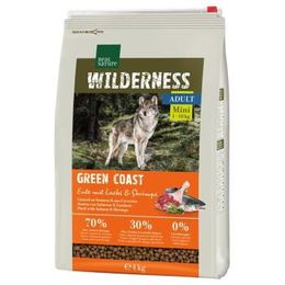 REAL NATURE WILDERNESS Trockenfutter Hund, Adult, Mini, Green Coast Ente mit Lachs und Shrimps 4 kg
