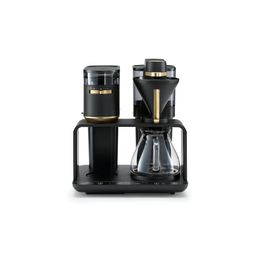 Melitta 1024-04 EPOS schwarz/gold Kaffeemaschinen (Integrierte Kaffeem&uuml;hle, Glaskanne, Warmhalteplatte, Abschaltautomatik)