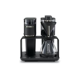 MELITTA 1024-03 EPOS schwarz/silber Filterkaffeemaschine (Integrierte Kaffeem&uuml;hle, Glaskanne, Warmhalteplatte, Abschaltautomatik)