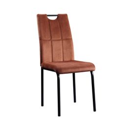 HTI-Living Stuhl Denton Velvet Braun