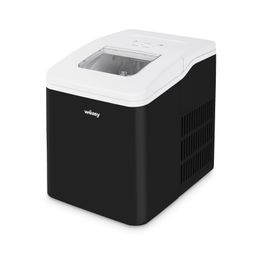 W&euml;asy KW12 Eisw&uuml;rfelmaschine/ 12 kg Eisw&uuml;rfel pro Tag / Sichtfenster / 2,2 Liter Wassertank / Wasserstandsanzeige / schwarz