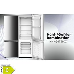 PKM K&uuml;hl Gefrierkombination KHKG173IXC Inox 161 L LED