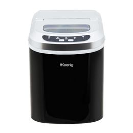 H.Koenig Eisw&uuml;rfelmaschine KB12 / ca. 12 kg Eisw&uuml;rfel pro Tag / Produktionszeit 6- 13 min. / 2 Eisw&uuml;rfelgr&ouml;&szlig;en / Wasserstandsanzeige / 100 W