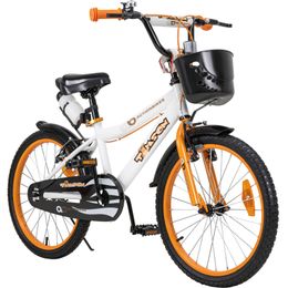Actionbikes Motors Actionbikes Kinderfahrrad Timson 20 Zoll, V-Brake-Bremsen, h&ouml;henverstellbar, Fahrradst&auml;nder, Korb