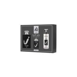Lattafa Pride Ishq Al Shuyukh Silver EDP 100 ml+ EDP 20 ml+ DEO VAPO 200 ml (unisex)