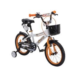 Actionbikes Motors Actionbikes Kinderfahrrad Timson 16 Zoll, V-Brake-Bremsen, h&ouml;henverstellbar, St&uuml;tzr&auml;der, Korb