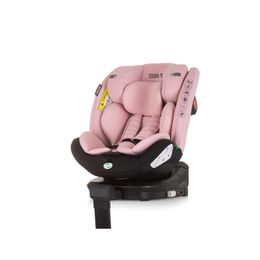 Chipolino Kindersitz Tourino i-Size (40-150cm) Isofix, h&ouml;henverstellbar, drehbar rosa