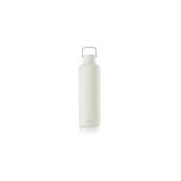 Equa Timeless Edelstahltrinkflasche Off-White, 1000 ml, einwandig