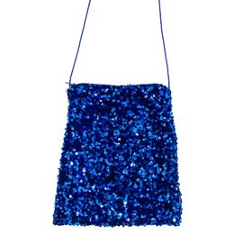 Tasche "Pailletten", blau