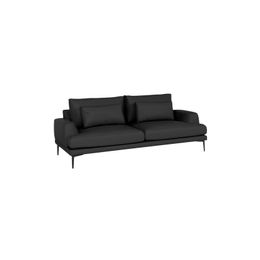 Carmen GRASTEN LUX 3-Sitzer-Sofa &ndash; Schwarz