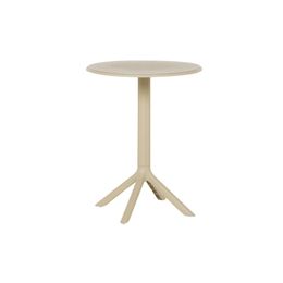 Carmen SEFROU Gartentisch &Oslash; 66 cm &ndash; Cappuccino