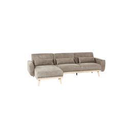 Carmen VIVI Ecksofa mit Schlaffunktion &ndash; Braun