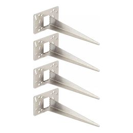 Novatool 4 x Gartenspies 10 x 6 x 18 cm Edelstahl Profi Erdspie&szlig;e f&uuml;r Lampen Bodenh&uuml;lse Erdanker Gartenspiess Gartenspie&szlig;e Gartenzubeh&ouml;r Steckdosens&auml;ulen Gartenleuchte Erdspie&szlig;