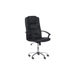 Carmen 6681-2 Chefsessel mit Kunstleder &ndash; Schwarz