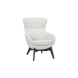 Carmen AVILA Sessel &ndash; Hellbeige/Nussbaum