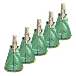 Novatool 5X S&auml;cke f&uuml;r Baumbew&auml;sserung 75 Liter Gr&uuml;n Bew&auml;sserungsbeutel aus robustem PVC Baums&auml;cke Bew&auml;sserung Baumbew&auml;sserung S&auml;cke Wasserbeutel Baum