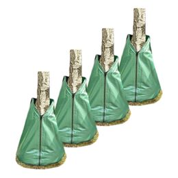 Novatool 4X S&auml;cke f&uuml;r Baumbew&auml;sserung 75 Liter Gr&uuml;n Bew&auml;sserungsbeutel aus robustem PVC Baums&auml;cke Bew&auml;sserung Baumbew&auml;sserung S&auml;cke Wasserbeutel Baum