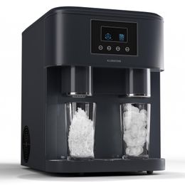 Klarstein IceAge Crush Eisw&uuml;rfelmaschine 2 Gr&ouml;&szlig;en Crushed Ice Schwarz