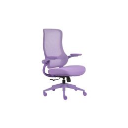 Carmen BAKU Ergonomischer B&uuml;rostuhl mit Netzr&uuml;cken und 2D-Armlehnen &ndash; Lila