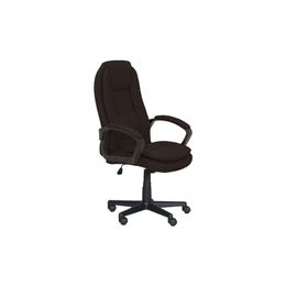 Carmen 6682-1 Chefsessel mit Kunstleder &ndash; Braun