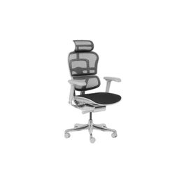 Ergohuman ELITE 2 Ergonomischer B&uuml;rostuhl &ndash; Grau/Schwarz