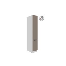 K&uuml;chen-Preisbombe K&uuml;chen Apothekerschrank 30 cm ARIA Sandgrau Anti Fingerprint K&uuml;chenzeile K&uuml;chenblock