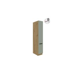 K&uuml;chen-Preisbombe K&uuml;chen Apothekerschrank 30 cm ARIA Aquamarin Anti Fingerprint K&uuml;chenzeile K&uuml;chenblock