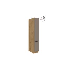 K&uuml;chen-Preisbombe K&uuml;chen Apothekerschrank 30 cm ARIA Sandgrau Anti Fingerprint K&uuml;chenzeile K&uuml;chenblock