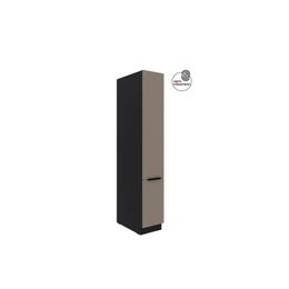 K&uuml;chen-Preisbombe K&uuml;chen Apothekerschrank 30 cm ARIA Sandgrau Anti Fingerprint K&uuml;chenzeile K&uuml;chenblock