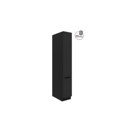 K&uuml;chen-Preisbombe K&uuml;chen Apothekerschrank 30 cm ARIA Schwarz Anti Fingerprint K&uuml;chenzeile K&uuml;chenblock