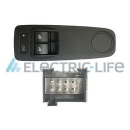ELECTRIC LIFE Schalter, Fensterheber vorne links ZRFTP76002 f&uuml;r Fiat Citro&euml;n (DF-PSA)