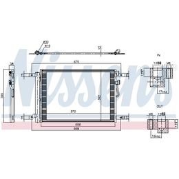 NISSENS Kondensator, Klimaanlage 941381 f&uuml;r VW