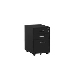 Carmen CR-1802 J SAND Rollcontainer &ndash; Schwarz
