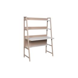 Carmen LUCENA Schreibtisch mit Regal &ndash; Cappuccino