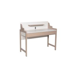 Carmen BADIAN Schreibtisch 120 x 60 cm &ndash; Cappuccino